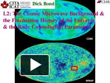 PPT – Cosmic Microwave Background Imaging the Early Universe PowerPoint ...