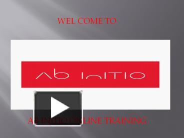 The Best Ab initio Online Training In India, USA, UK presentation | free to download