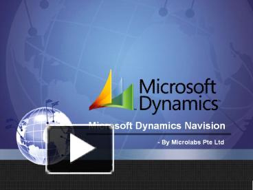 Microsoft Dynamics Navision presentation | free to download
