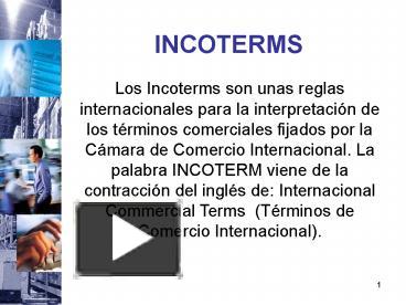 INCOTERMS presentation | free to download