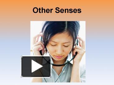 Other Senses presentation | free to download