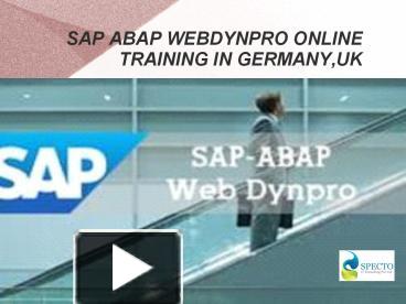 PPT – sap abap webdynpro online training in germany,uk PowerPoint presentation | free to ...