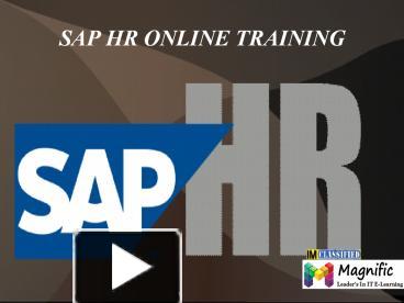 PPT – Sap Human Resource Online Training PowerPoint presentation | free to download - id: 7f4090 ...