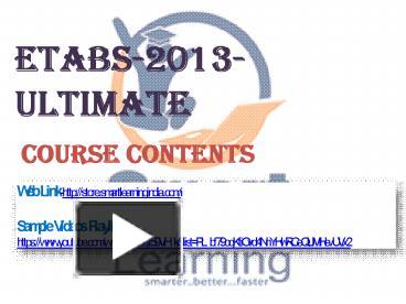 ETABS-2013-Ultimate presentation | free to download