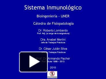 PPT – Sistema Inmunol PowerPoint presentation | free to download - id: 7f4ebf-YWU1Y
