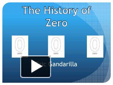 The%20History%20of%20Zero presentation | free to download