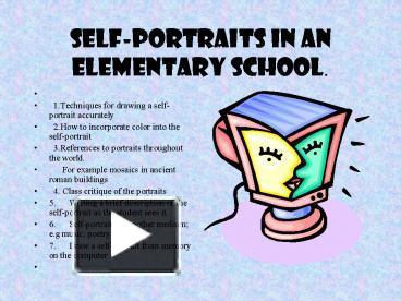 Self-portraits in an Elementary school. presentation | free to view