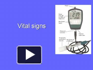 Vital signs presentation | free to download