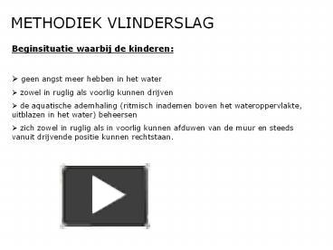 METHODIEK VLINDERSLAG presentation | free to download