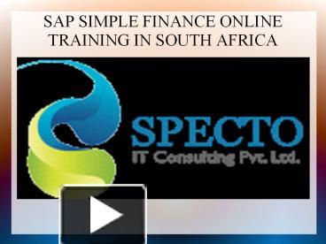 PPT – sap simple finance online training in uk PowerPoint presentation | free to download - id ...