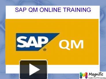 PPT – SAP QM online training in Australia PowerPoint presentation | free to download - id ...