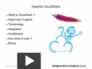 An introduction to Apache CloudStack presentation | free to download