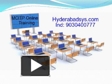 Best MCITP Online Training | MCITP Certification. presentation | free to download