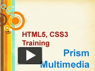 PPT – HTML5 Training in Hyderabad, BEST HTML5 Training Institute, HTML5 and CSS3 Training in ...