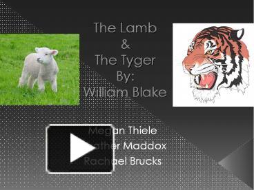 The Lamb presentation | free to download