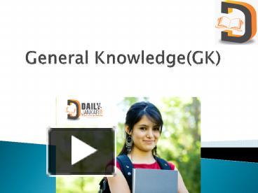 GK - current affairs presentation | free to download