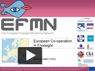 Maurits Butter TNO presentation | free to view