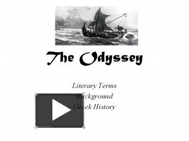 The Odyssey presentation | free to download
