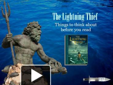 The Lightning Thief presentation | free to download