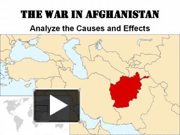 The War in Afghanistan presentation | free to view