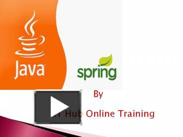 Best spring training | spring online training presentation | free to download