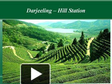 Tour Packages for darjeeling presentation | free to download
