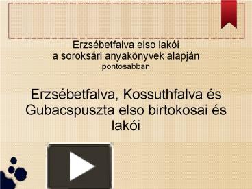 PPT – PowerPoint bemutat PowerPoint presentation | free to view - id: 80f403-ZWMyO