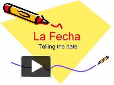 La Fecha presentation | free to download