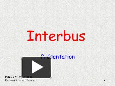 Interbus presentation | free to download