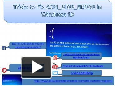 Complete Steps to Fix ACPI_BIOS_ERROR in Windows 10 presentation | free to download