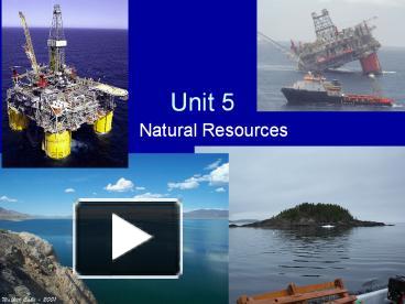 PPT – Natural Resources PowerPoint presentation | free to view - id ...