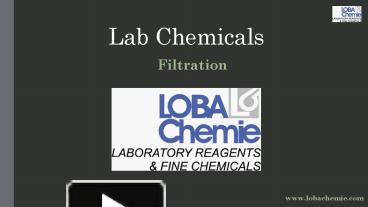 Filtration presentation | free to download