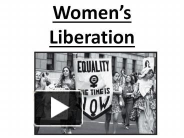 PPT – Women PowerPoint presentation | free to download - id: 82cc3e-N2M0N