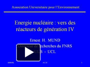PPT – Energie nucl PowerPoint presentation | free to download - id: 82f1f0-ZDJjN