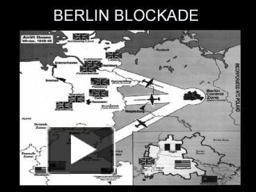 BERLIN BLOCKADE presentation | free to download