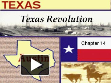 PPT – Texas Revolution PowerPoint presentation | free to view - id ...