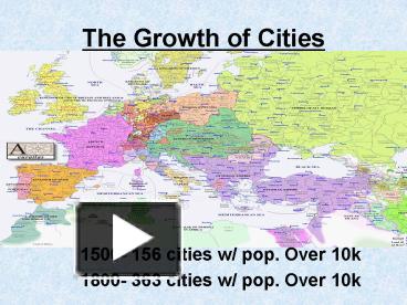 The Growth of Cities presentation | free to download