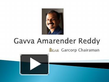 Gavva Amarender Reddy presentation | free to download