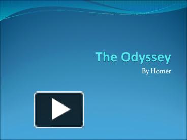 The Odyssey presentation | free to download