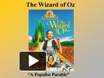The Wizard of Oz presentation | free to view