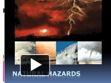 Natural Hazards presentation | free to view