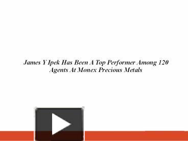 James Y Ipek presentation | free to download