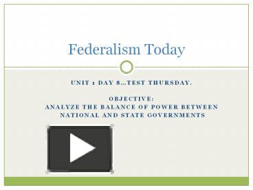 PPT – Unit 1 Day 8 PowerPoint presentation | free to download - id ...