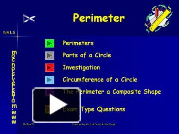 PPT – Perimeter PowerPoint presentation | free to view - id: 846aaf-MTAyZ