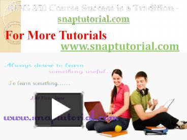 PPT – RDG 350 Course Success is a Tradition - snaptutorial.com PowerPoint presentation | free to ...