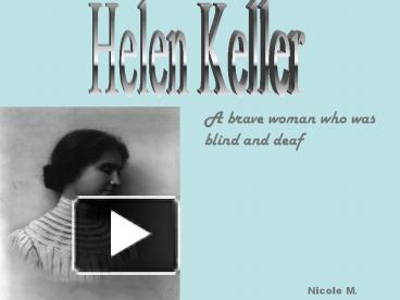 Helen Keller presentation | free to view