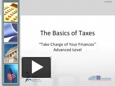 The Basics of Taxes presentation | free to view