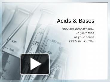 Acids presentation | free to download
