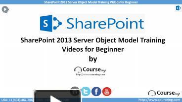 PPT – SharePoint 2013 Server Object Model Training Videos for Beginner PowerPoint presentation ...
