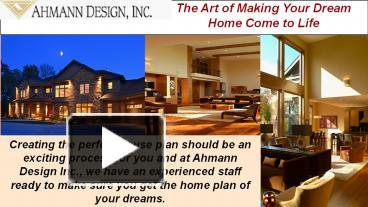 PPT – Dream Home Floor Plans-Ahmann Design PowerPoint presentation ...